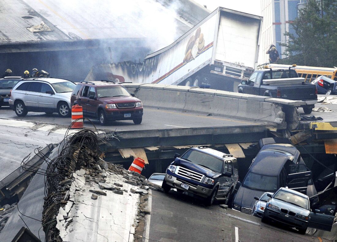 Driving along … and the roadway vanishes beneath you. What’s it like to ...